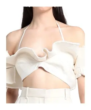 Jacquemus Cropped Solid-color Top