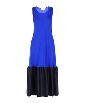 MAISON MARGIELA Two-color Sleeveless Dress - Blue