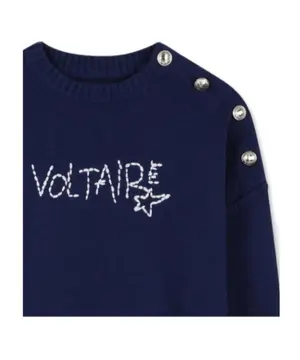 Zadig&Voltaire Button Detail Embroidered Sweater