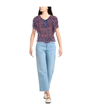 Isabel Marant Étoile Colorful Short-sleeved Top