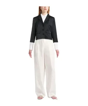 Max Mara Single-breasted Satin Blazer