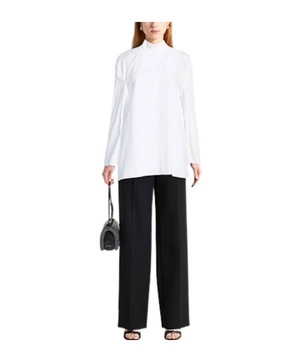 Marni High Neck Long Sleeve Top