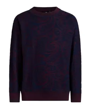 Etro Wool-blend Jacquard Sweater - Black