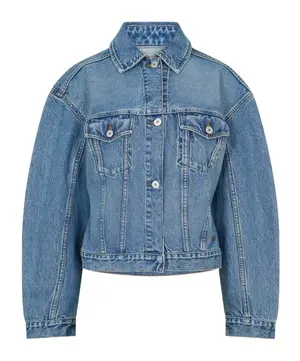 Jacquemus Jacquard Denim Jacket - Blue
