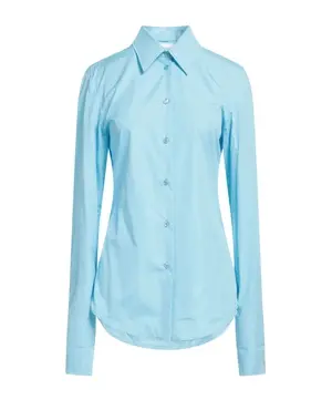 Sportmax Solid Long-sleeve Shirt - Blue