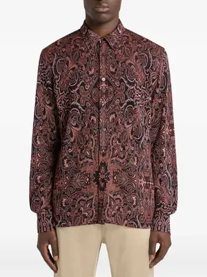 Etro Paisley Jacquard Jersey Shirt