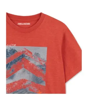 Zadig&Voltaire Printed Detail Crew Neck T-shirt