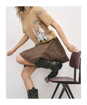 GANNI X Disney Daisy Duck Graphic Knit Pullover