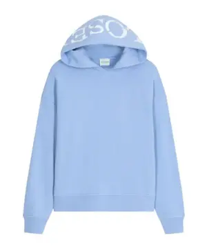 Closed Logo Hooded Hoodie - Light Blue