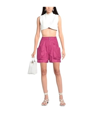 Isabel Marant Étoile Solid Color Shorts - Fuchsia