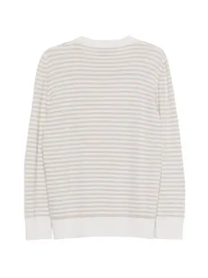 Eleventy Striped Crewneck Jumper