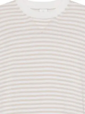 Eleventy Striped Crewneck Jumper