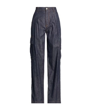 Burberry Dark Wash Denim Cargo Pants