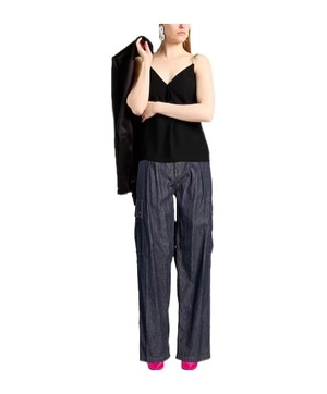 Burberry Dark Wash Denim Cargo Pants