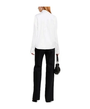 Sportmax Classic Collar Long Sleeve Blouse