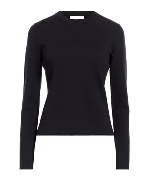 Max Mara Simple Solid-color Knitted Sweater - Black