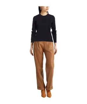 Max Mara Simple Solid-color Knitted Sweater