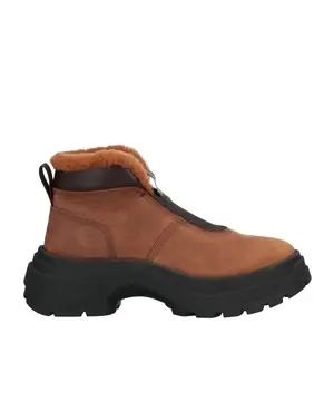 MAISON MARGIELA Solid Color Ankle Boots - Camel