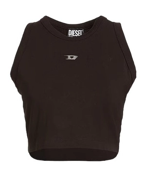 DIESEL® Sleeveless Crewneck Crop Top