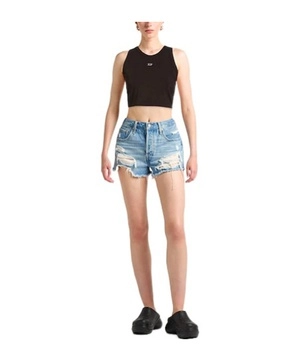 DIESEL® Sleeveless Crewneck Crop Top