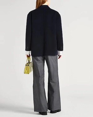 Max Mara Single-breasted Felt Blazer