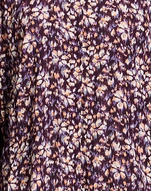 Isabel Marant Étoile Floral Printed Satin Long Sleeve Shirt