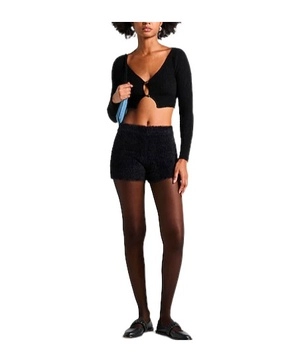 Jacquemus Soft Knit Shorts - Black