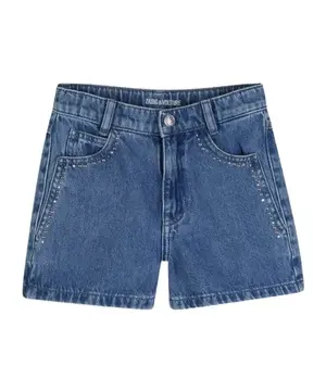 Zadig&Voltaire Embellished Denim Shorts - Blue