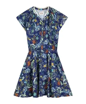 Zadig&Voltaire Floral Print Dress - Blue
