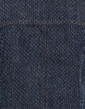 GANNI Textured Dark Wash Denim Vest