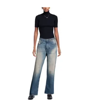 DIESEL® Mid-rise Straight-leg Jeans