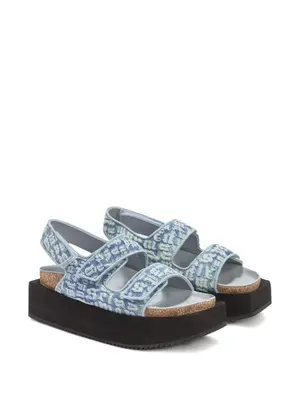 Palm Angels Birk Platform Sandals