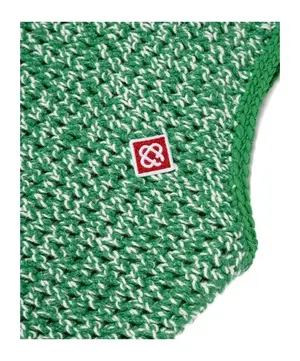 Casablanca Appliqué Logo Dress