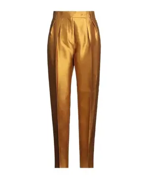 Max Mara Solid Color Straight-leg Pants - Brown