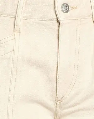 Isabel Marant Étoile Mid-rise Straight Trousers With Contrast Stitching