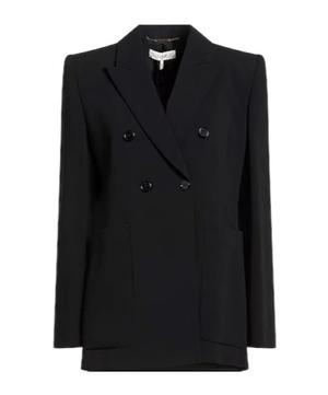 Chloé Double-breasted Crepe Blazer - Black