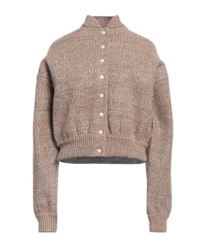 Sportmax Long-sleeve Tweed Baseball Jacket