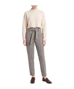 Isabel Marant Étoile Two-tone Tapered Crepe Trousers