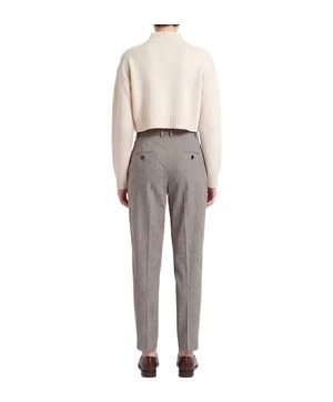 Isabel Marant Étoile Two-tone Tapered Crepe Trousers