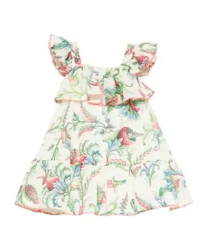Etro Ruffled Floral Layered Dress