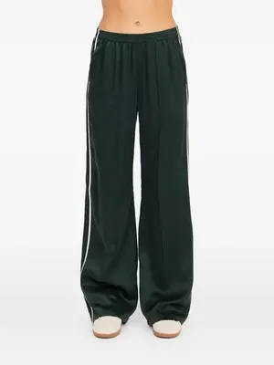 The Upside Marnie Wide-leg Silk Trousers