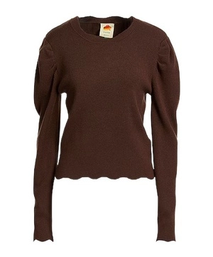Farm Rio Minimal Knit Sweater - Brown