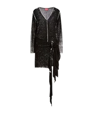 DIESEL® Tie & Dye" Long Sleeve Bodycon Dress