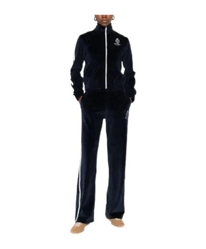 SPORTY  RICH Side-stripe Logo-detail Track Pants