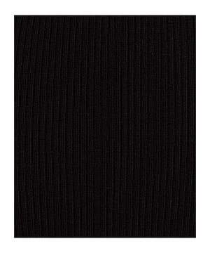 Sportmax Slim-fit Ribbed Knit Long Sleeve Midi Dress