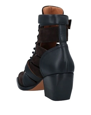 Chloé Pointed-toe Denim Ankle Boots