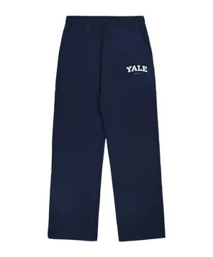 SPORTY  RICH Sporty & Rich Navy Logo Track Pants