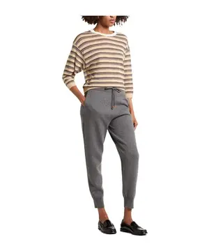 Burberry Solid Color Sweatpants - Grey