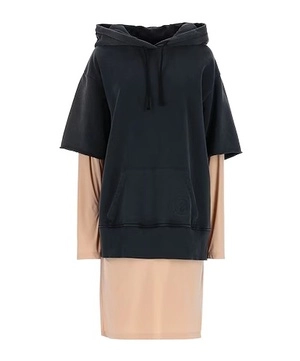 MAISON MARGIELA Two-tone Dress - Black