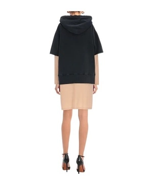 MAISON MARGIELA Two-tone Hooded Dress